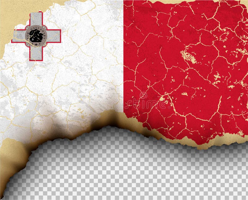 Ripped Flag Country Torn Paper Burning Stock Illustration ...