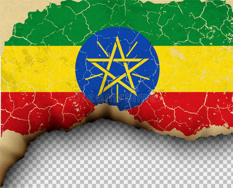 Ripped Flag Country Torn Paper Burning Stock Illustration ...