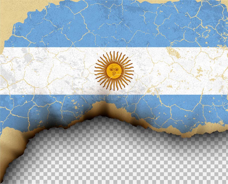 Ripped Flag Country Torn Paper Burning Stock Illustration ...