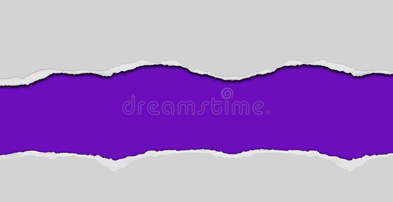 Ripped Grey Paper on Purple Stock Image - Image of elementquot, purple ...