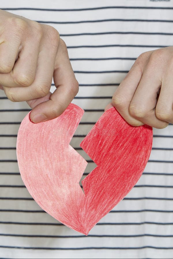 Ripped Heart stock image. Image of background, divorce - 37847625