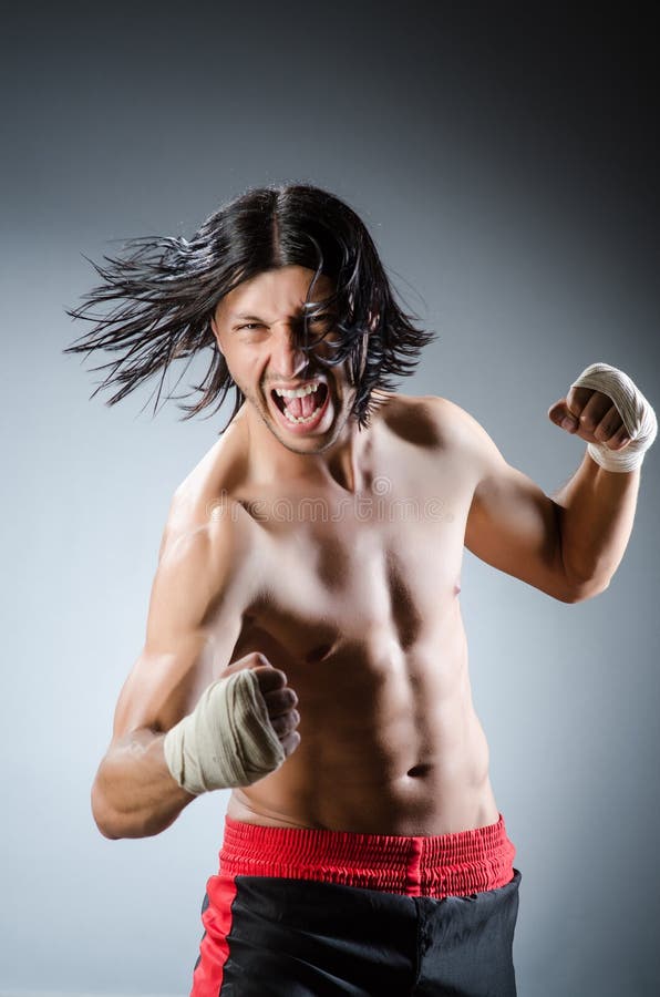 Ripped martial arts expert stock photo. Image of boxer - 43736840