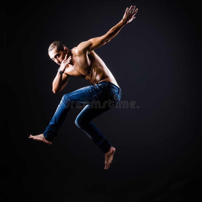 The Ripped Muscular Man in Sports Concept Stock Image - Image of ...