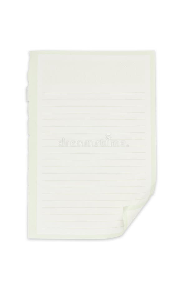 Lined Paper Scrap. stock image. Image of page, reminder - 37223627