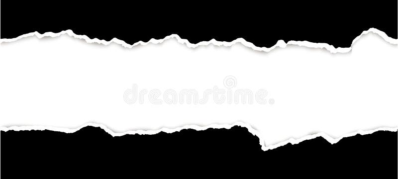 Ripped Open Paper Light Blue Stock Vector - Illustration of decoration ...