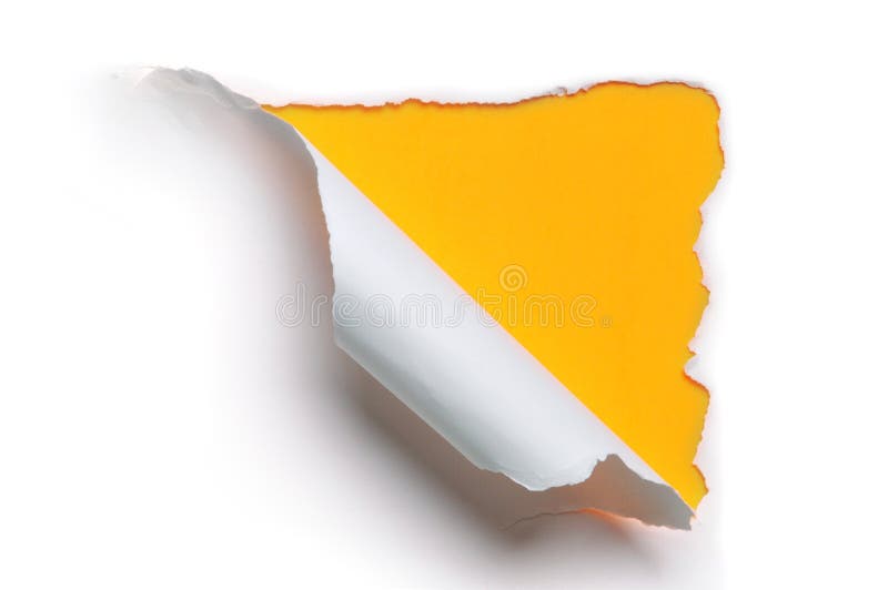 Ripped paper stock image. Image of broken, torn, deterioration - 14658305