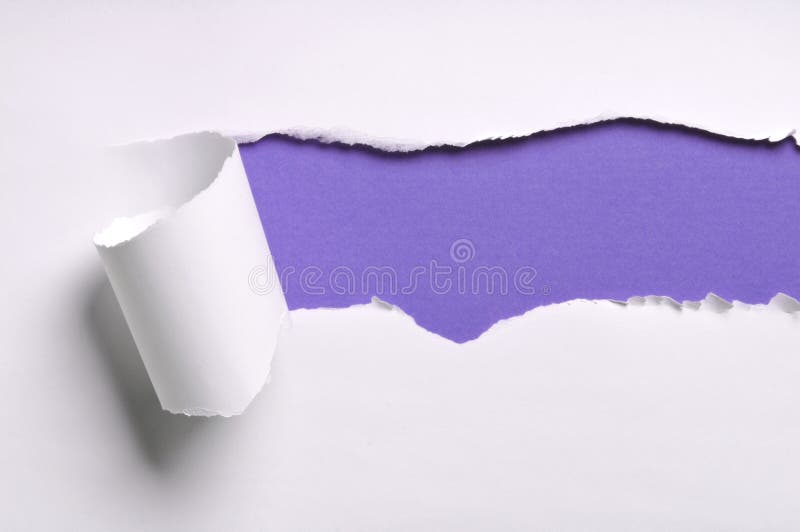 Ripped paper stock photo. Image of break, gray, parcel - 14658296