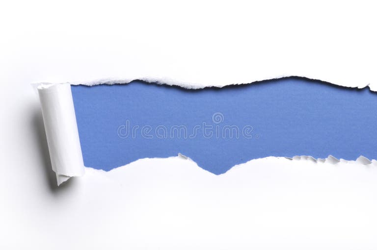 Ripped paper stock photo. Image of break, gray, parcel - 14658296