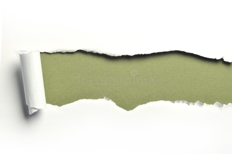 Ripped paper stock photo. Image of break, gray, parcel - 14658296