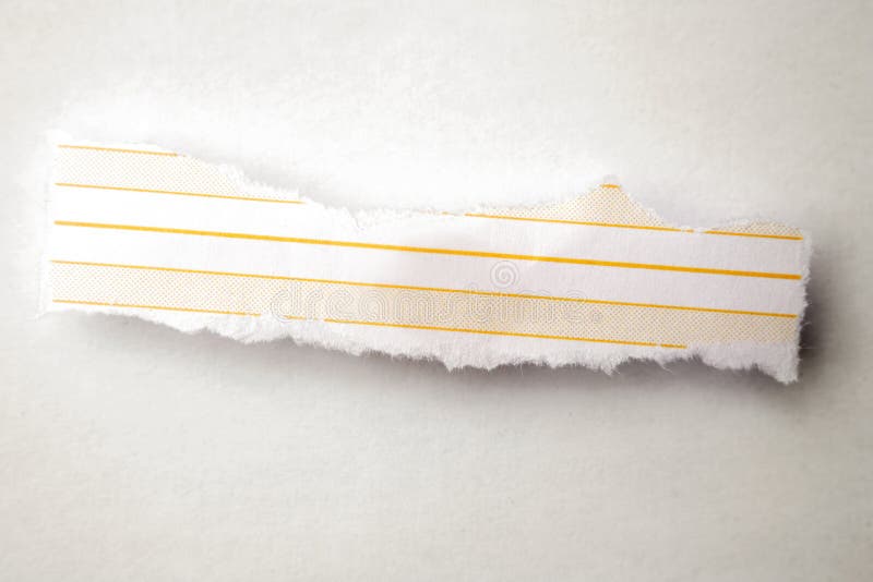 Ripped paper stock image. Image of message, ripped, copy - 16696011