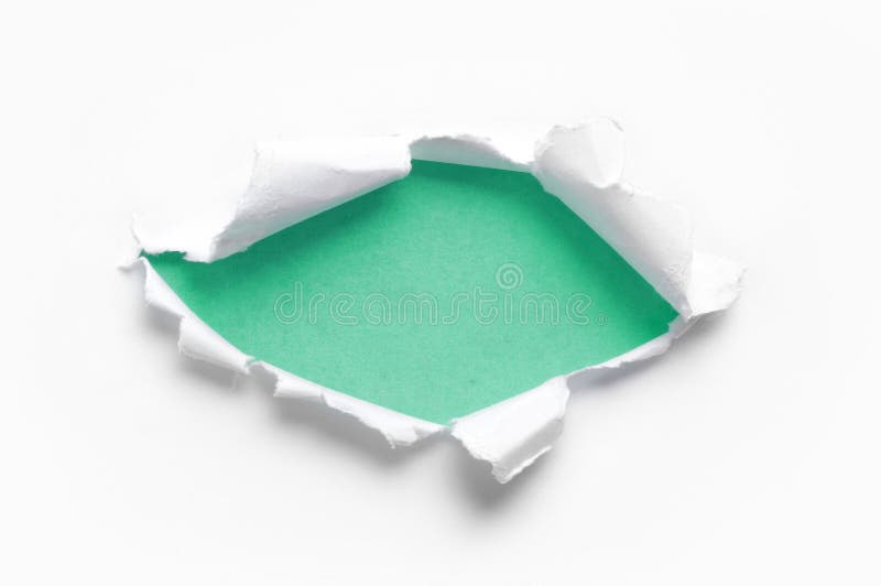 Ripped paper stock photo. Image of parchment, hole, aged - 19480712