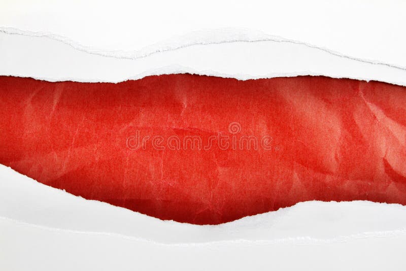Ripped paper stock photo. Image of photograph, impact - 24067624