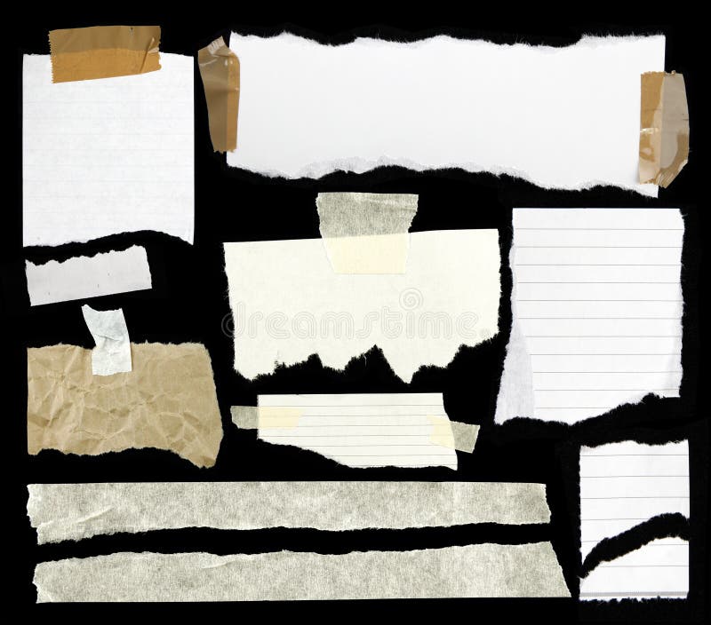 Ripped paper stock image. Image of piece, photograph - 24630779