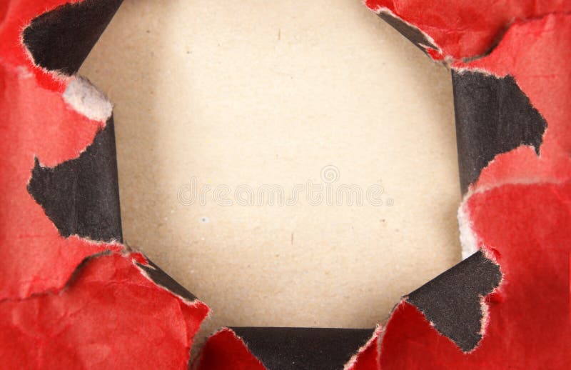 Ripped paper stock photo. Image of cardboard, sheet, edge - 26022576