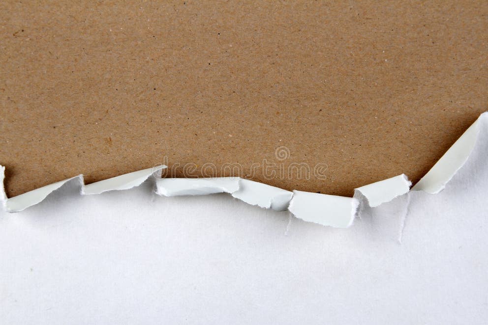 Ripped paper stock image. Image of damage, paper, ragged - 26022637