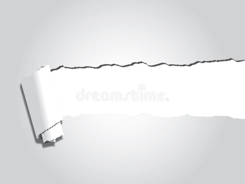Ripped paper background stock illustration. Illustration of peel - 22072419