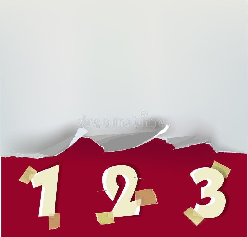 Ripped Numbers Stock Illustrations – 194 Ripped Numbers Stock ...