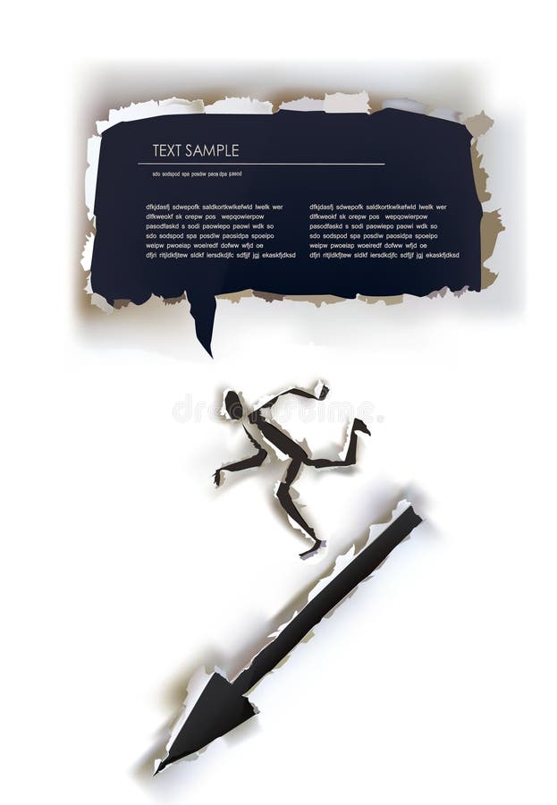 Ripped paper background stock vector. Illustration of design - 40122282