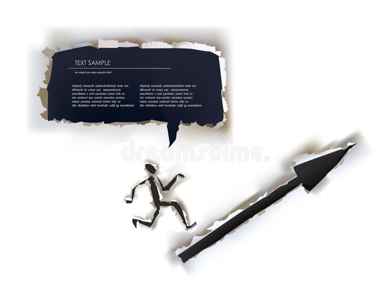 Ripped paper background stock vector. Illustration of design - 40122282