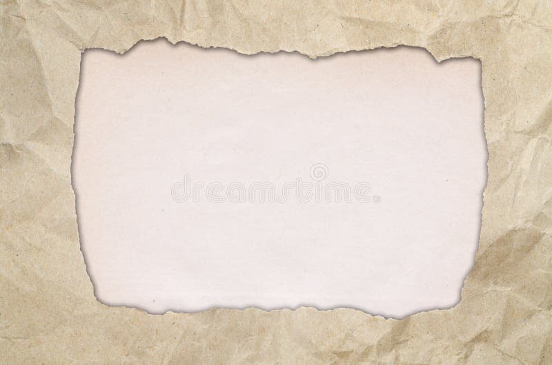 Ripped brown paper stock photo. Image of edge, grunge - 2471240
