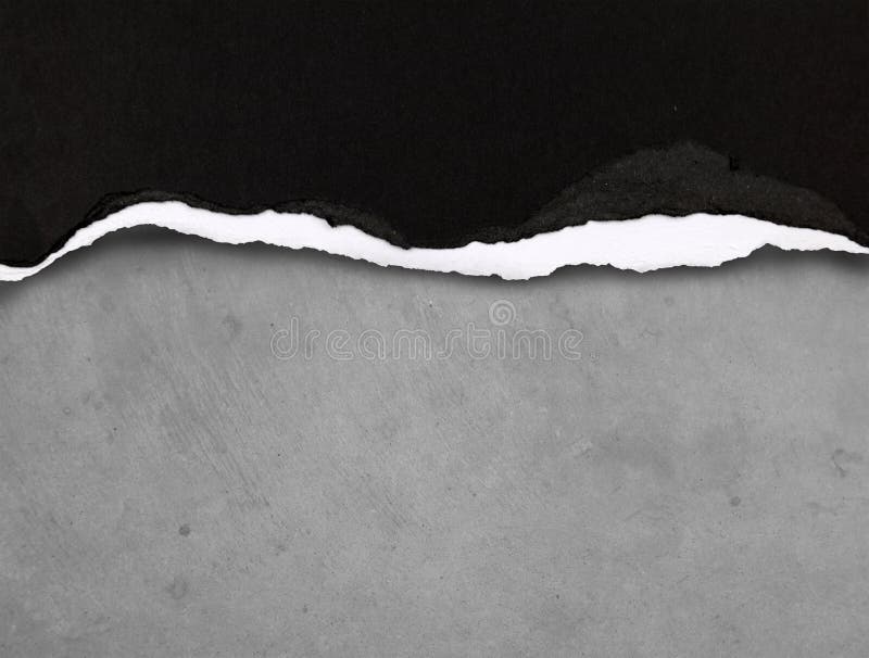 Ripped black paper stock photo. Image of abstract, industrial - 199504984