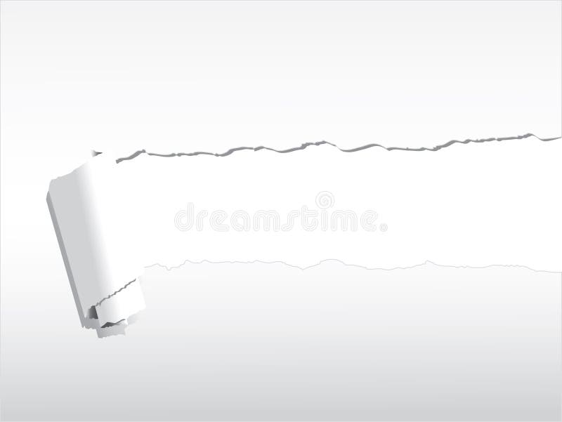 Ripped Paper Design Element Stock Vector - Illustration of blank, frame ...