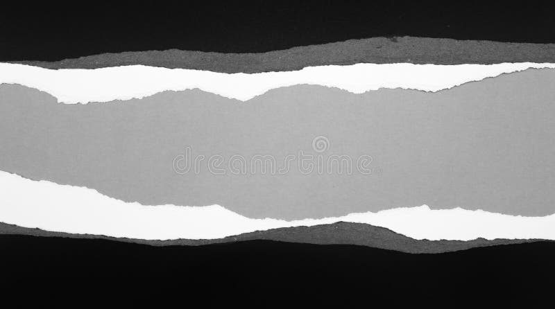 Ripped paper on grey stock image. Image of damage, cracked - 180717455