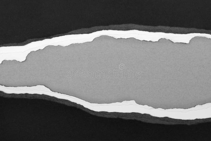 Ripped paper on grey stock photo. Image of frame, cracked - 190724968