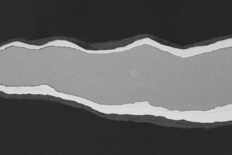 Ripped paper on grey stock image. Image of black, design - 191450341