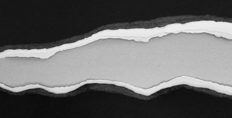 Ripped paper on grey stock photo. Image of copy, cardboard - 225373724