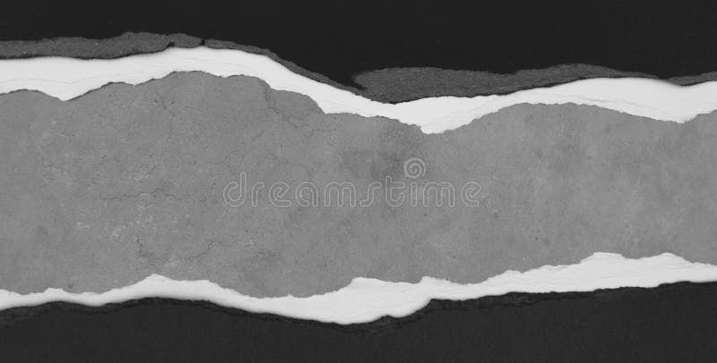 Ripped paper on grey stock photo. Image of edges, gray - 193646022