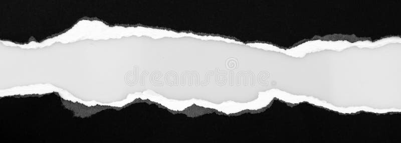 Ripped paper on grey stock image. Image of damage, abstract - 230945217