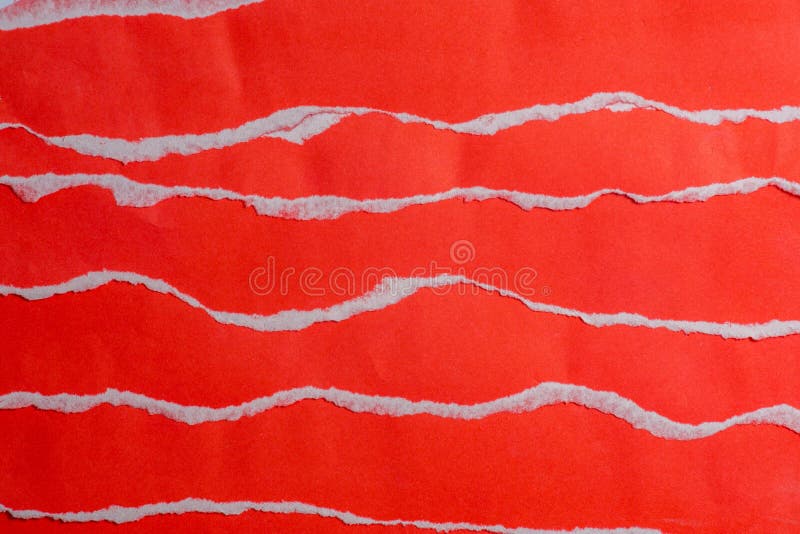 Ripped Paper in Red Colors Layers. Stock Photo - Image of advertising ...