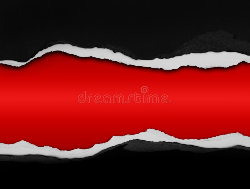 Ripped paper on red stock image. Image of parchment - 205047649
