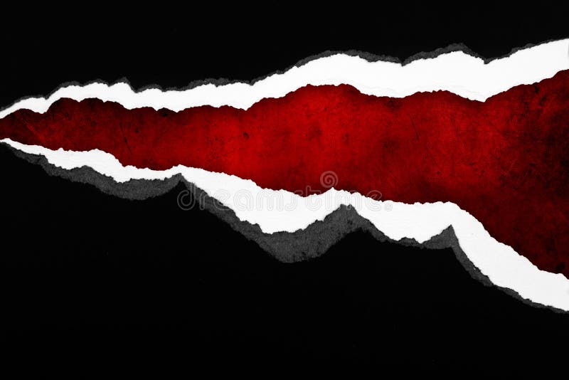 Ripped paper on red stock photo. Image of parchment - 153593606
