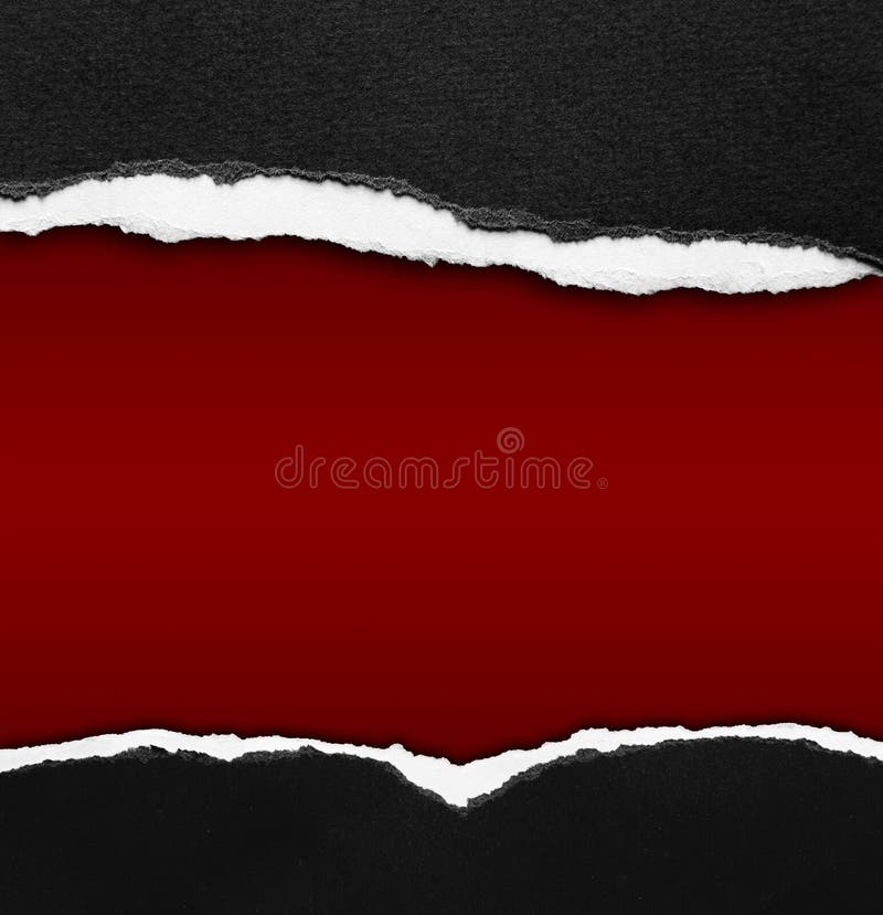 Ripped paper on red stock image. Image of ragged, design - 112605787