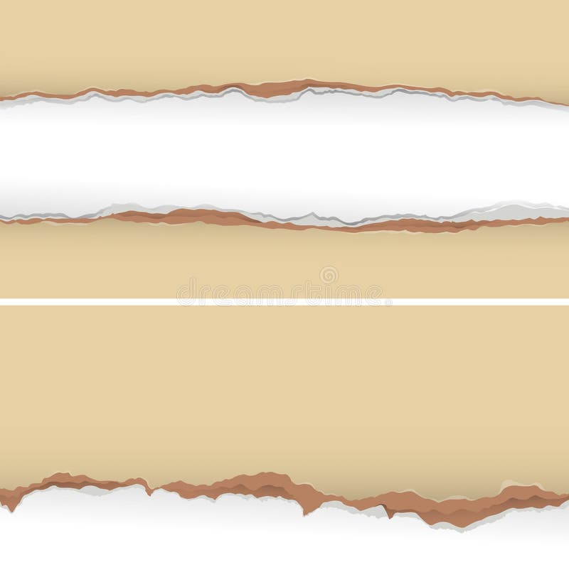 Vector Ripped Paper stock vector. Illustration of blank - 11800309