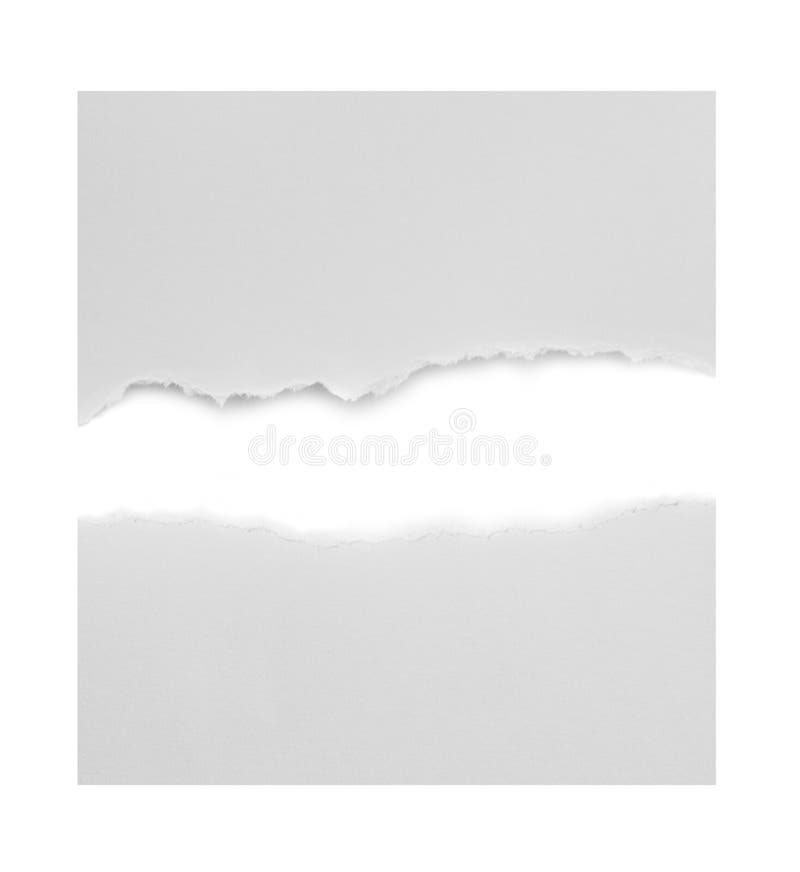 Ripped Paper and Torn Paper Stock Image - Image of mono, notepad: 77168645