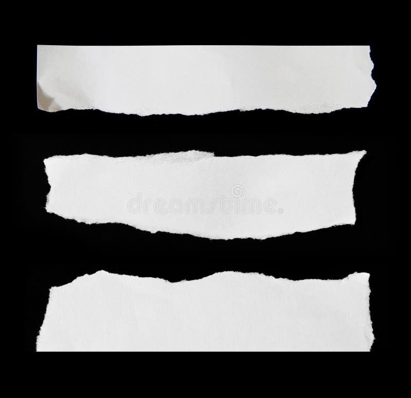 Ripped Paper and Torn Paper Stock Photo - Image of card, black: 77168802