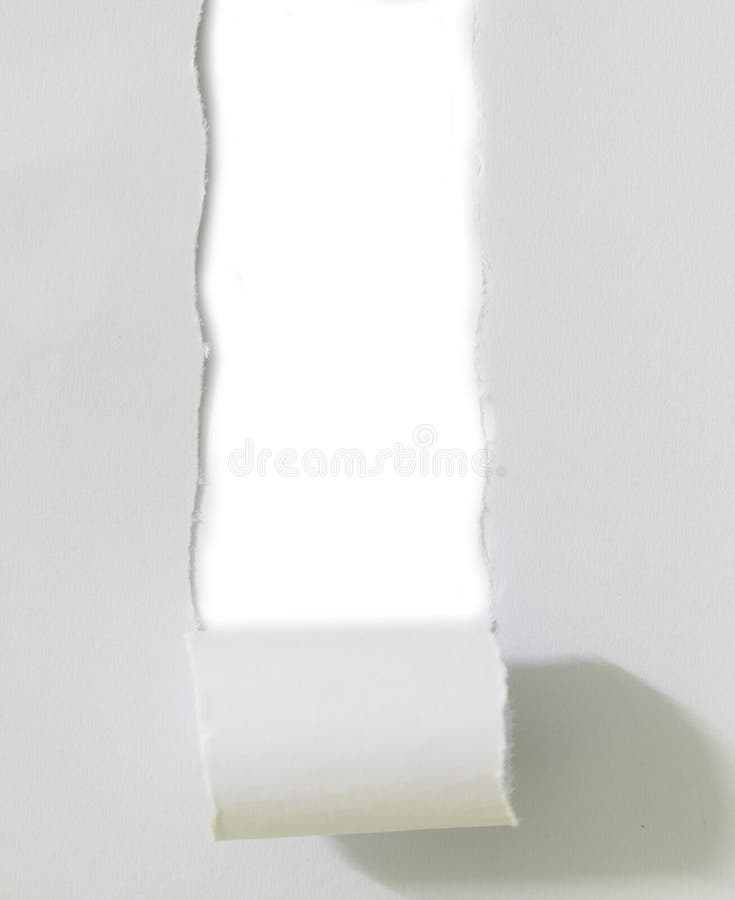 Ripped Paper and Torn Paper Stock Image - Image of mono, notepad: 77168645