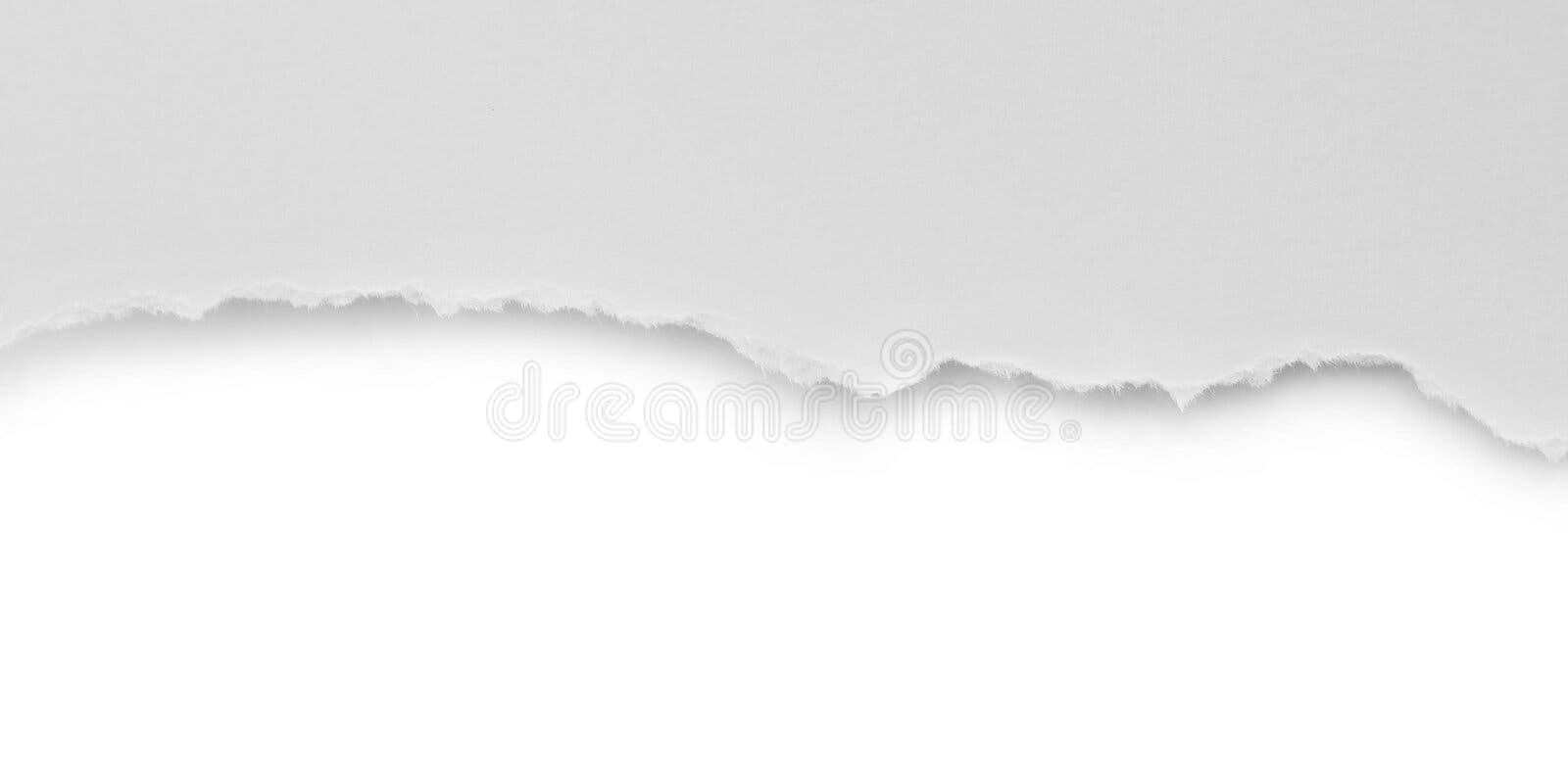 Ripped paper stock photo. Image of break, gray, parcel - 14658296