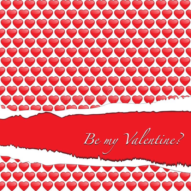 Ripped paper Valentine stock vector. Illustration of celebration - 28545908