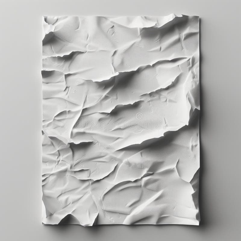 Ripped Paper on White Background Stock Photo - Image of sticky, vintage ...