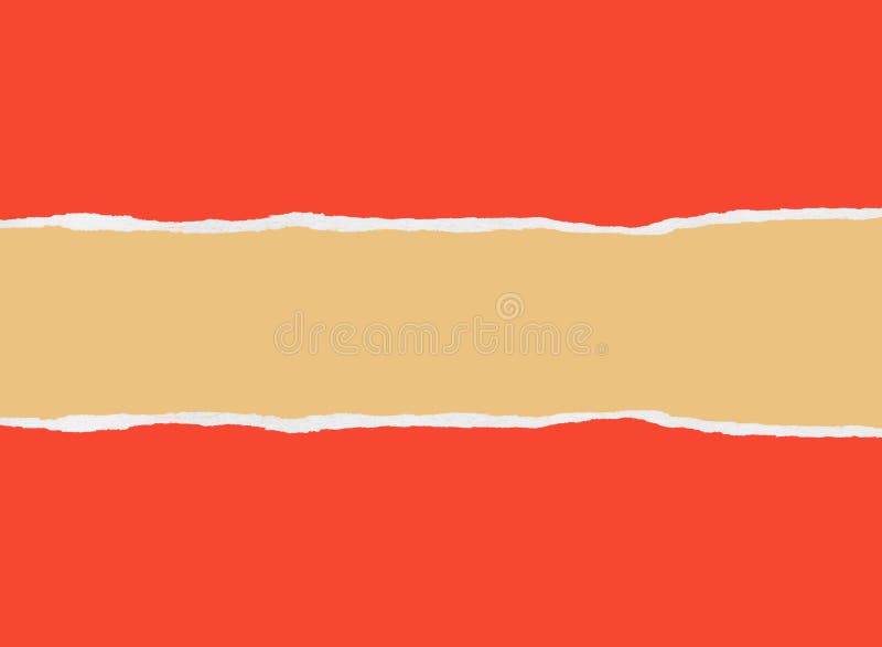 Ripped red paper stock illustration. Illustration of sheet - 18562145