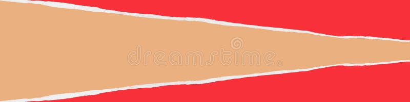 Ripped red paper banner stock illustration. Illustration of ripped ...
