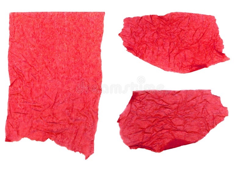 Ripped Red Tissue Paper stock image. Image of paper, backdrop - 6068747