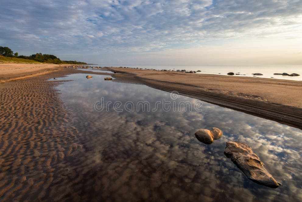 Ripped sand beaches stock photo. Image of ripple, landscapes - 65403472