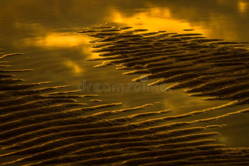 Ripped sand beaches stock image. Image of nature, ripple - 65403509