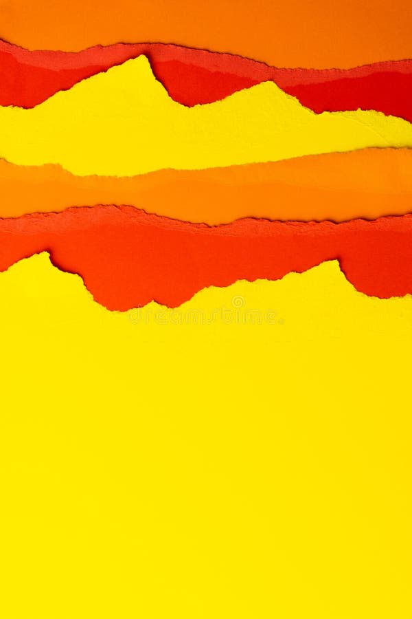 Ripped Up Pieces of Coloured Paper with Copy Space Stock Image - Image ...