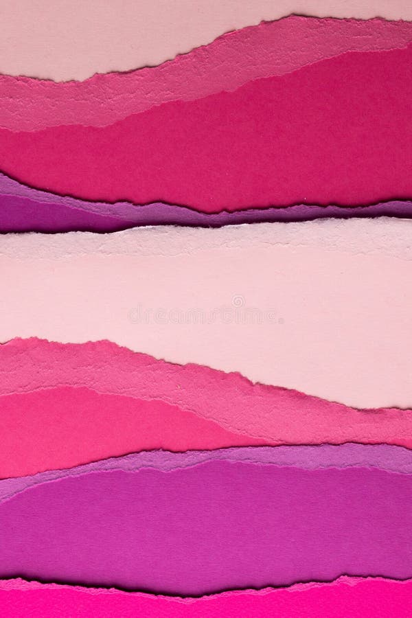 Ripped Up Pieces of Coloured Paper with Copy Space Stock Photo - Image ...